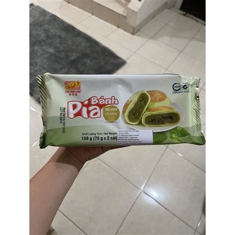 Jual Banh Pia Chay Pia Cake Durian Vietnam 400g Bakpia Durian Tan Hue