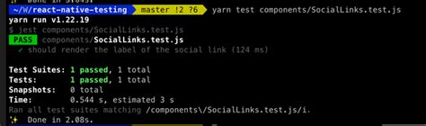 testing in react native with jest and react native testing library