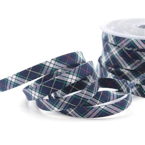 Folded Bias Binding Strap Blue