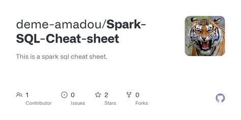GitHub Deme Amadou Spark SQL Cheat Sheet This Is A Spark Sql Cheat Sheet