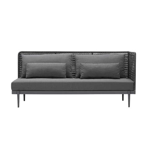 Escape Modular Left Arm 2 Seat Sofa Graphite