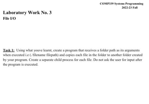 Solved Laboratory Work No 3 File Io Task 1 Using What