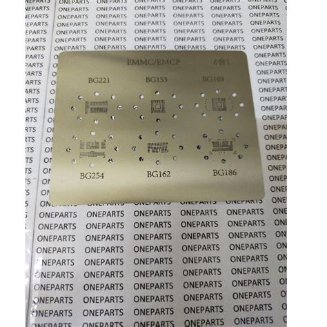 Jual Tools Cetakan Ic Bga Stencils Emmc Emcp 6 In 1 N72y Shopee Indonesia