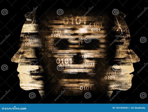 Hackercomputer Virus Skull Concept Stock Illustration Illustration
