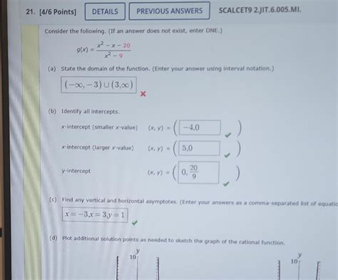 Solved Consider The Following If An Answer Does Not Exist