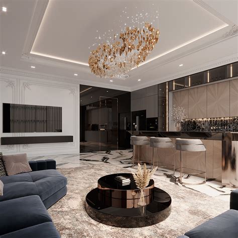 L U X U R I O U S L I V I N G R O O M Behance