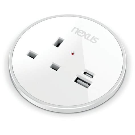 Buy Nexus In Desk Power Module White Kf882378 From Codex Office