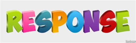 response text effect and logo design word