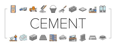 Construction Icons Set Stock Illustrations 94864 Construction Icons