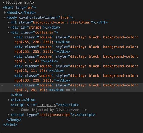 Html How Do I Force Css To Use Display Hsl Values Instead Of Rgb Using Javascript Stack