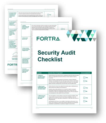 Guide Data Protection Security Audit Checklist