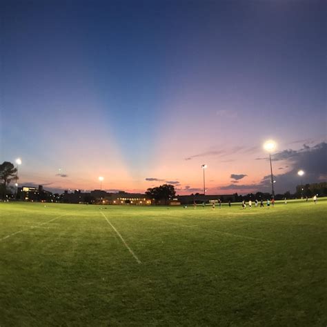 Premium Photo Johnson Field Against Sky At Sunset