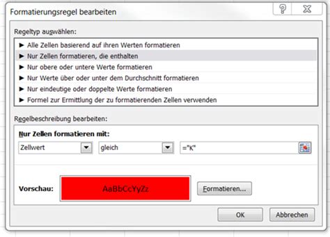 Excel Formel Farbe ändern Wenn Computer Microsoft Excel Office
