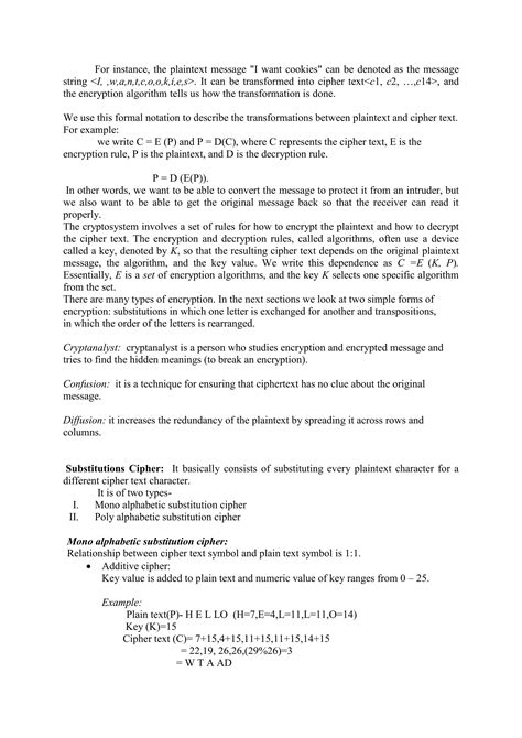 Information Security Lecture Notes Pdf Computing Technology And Computing