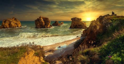 경치 경치 좋은 전망 경치가 좋은 고요한 골든 아워 관광 구름 그림 같은 명상적인 모험 목가적인 물 바다 바다 경치 바다 경치 사진 바위투성이의