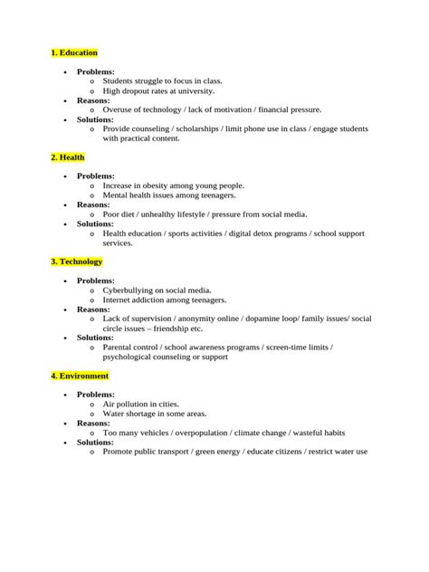Problem Solution Essay Worksheet Pdf Sustainable Transport Infrastructure