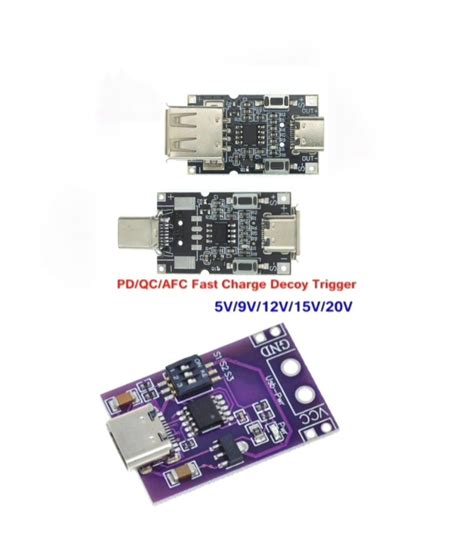 Триггери W A USB Type C QC Decoy Trigger Board V V грн Аксессуары для ноутбуков