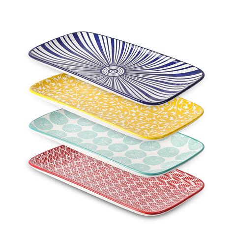 Ceramic Serving Platters 14 Inch Serving Trays For
