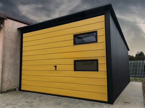 Сборный гараж EUROBOX.5.4.3.therm купить в Москве, строительство под ...
