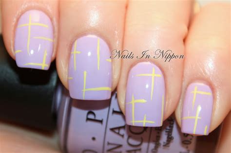 Nails In Nippon Tweed Nails With Tutorial