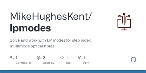 Github Mikehugheskent Lpmodes Solve And Work With Lp Modes For Step Index Multimode Optical