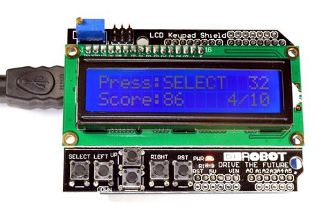 Arduino Lcd Ve Tuş Takımı Shield Satın Al