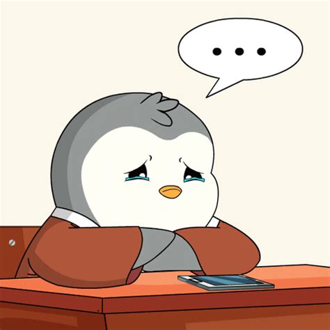 Sad Penguin  Sad Penguin Waiting Discover And Share S