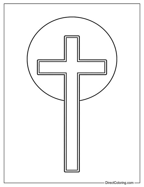 Cross Coloring Pages Cross With Wings Coloring Page Free Printable