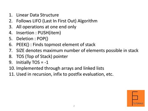 Stack Data Structure Pptx