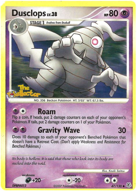 Dusclops 47 Diamond And Pearl Pokémon Karty