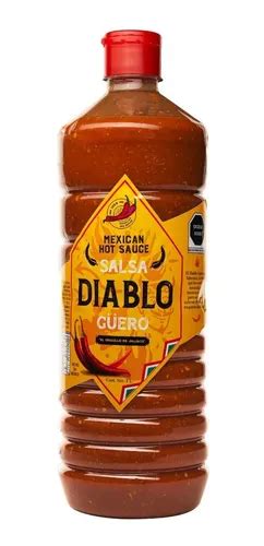 Salsa Diablo Guero Botella 1 L Chile Arbol Yahualica Mercadolibre
