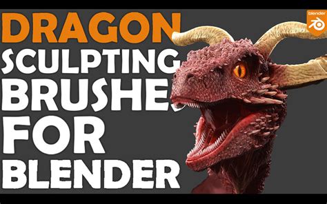【blender预设】600 Blender Sculpting Brushes 雕刻笔刷预设 Cggoat