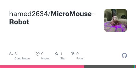 Github Hamed2634micromouse Robot