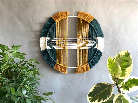 Macrame Wall Hanging Pattern Geometric Macrame Hoop Pattern Written In