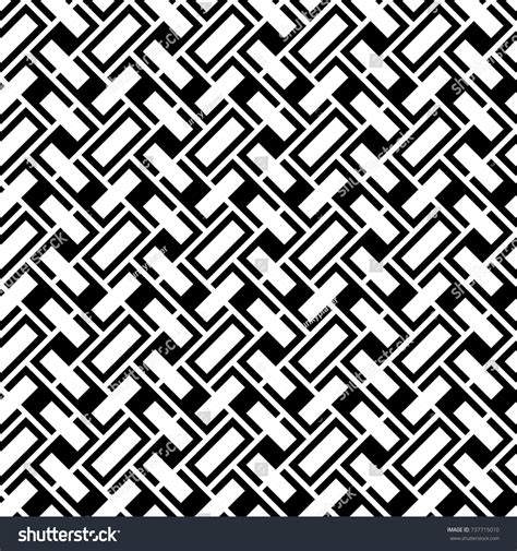 Geometric Abstract Slanted Rectangle Slabs Herringbone Stock Vector Royalty Free 737715010