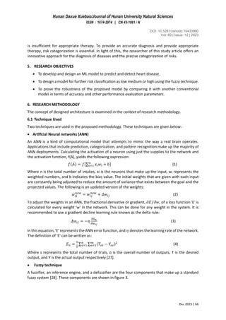 CARDIOVASCULAR DISEASE DETECTION USING MACHINE LEARNING AND RISK CLASSIFICATION BASED ON FUZZY