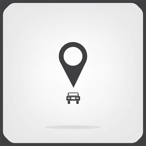 지도 기호에 대한 라벨 파란색 배경에 터 일러스트레이션 Eps 10 프리미엄 벡터