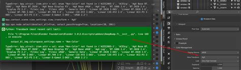 Deep Bump Addon Error Of Missing Non Color Space With Agx Colour