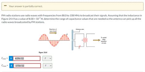 Solved FM Radio Stations Use Radio Waves With Frequencies Chegg Com
