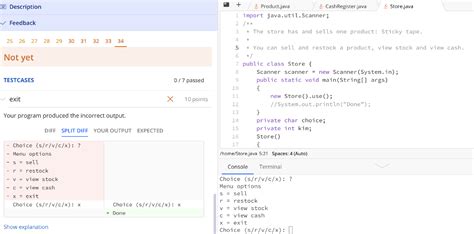 Solved Write This In Java Store Specification A Store