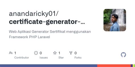 Github Anandaricky01 Certificate Generator Laravel Web Aplikasi Generator Sertifikat