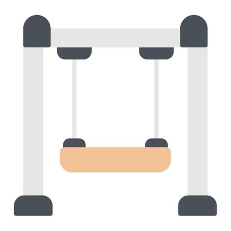 Premium Vector Swing Flat Illustration