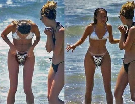 Very Hairy Bikini Line 💪 Rextremelyhairywomen