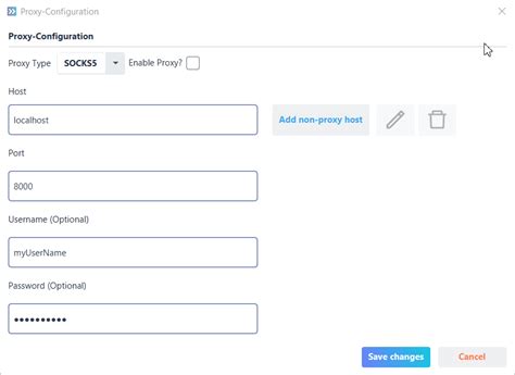 Configure A Proxy PAK