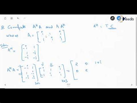 Linear Algebra Classification Of Matrices Question Video Lecture Engineering Mathematics