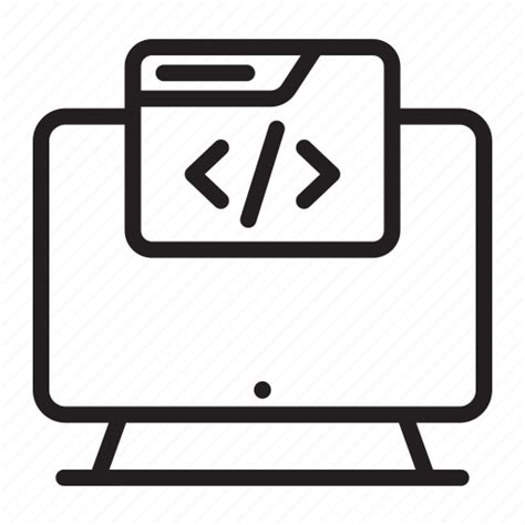 Coding Programing Device Web Technology Icon Download On Iconfinder