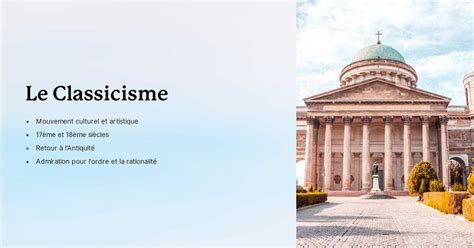 Le Classicisme