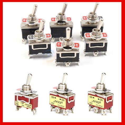 Heavy Duty Toggle Switch Onoff Car Dash Dashboard Toggleflick Switch 250v 15a Ebay