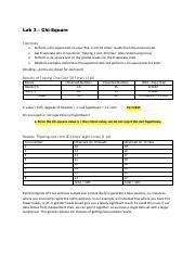 Lab Chi Square Pdf Lab Chi Square Exercises Perform A Chi Square Test On Your