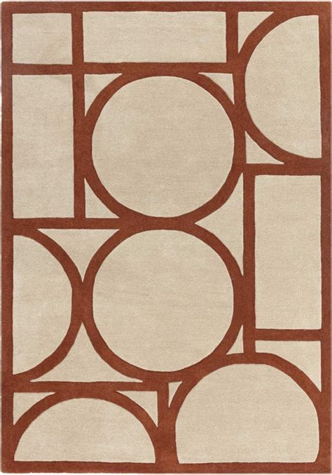 Metro Rust Rug By Asiatic Carpets Rugs Uk Hand Carved Wool